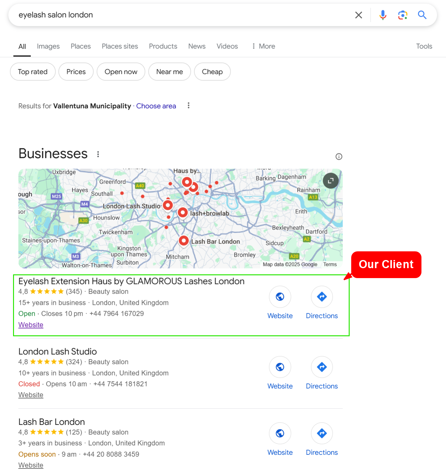 Salon Content Marketing 2025 Case Study: Eyelash Bar Gets 10x More Traffic
